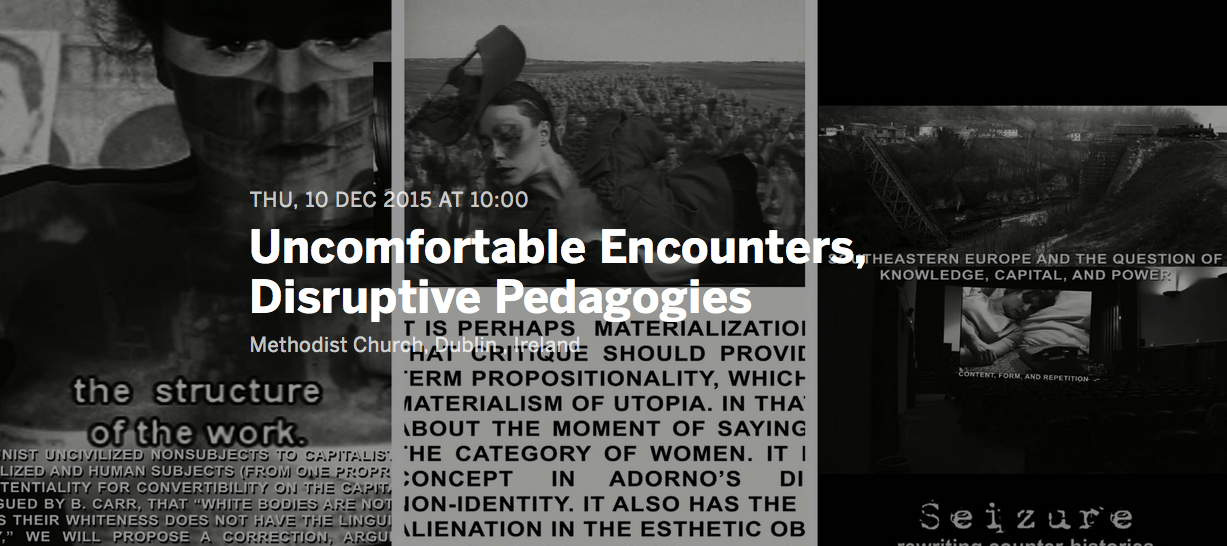 Symposium on Artist/Academic Collaborations: Uncomfortable Encounters ...